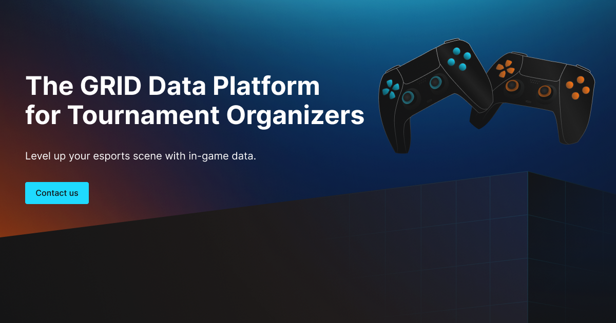 GRID for Tournament Organizers | Power your Esports Scene with In-Game Data