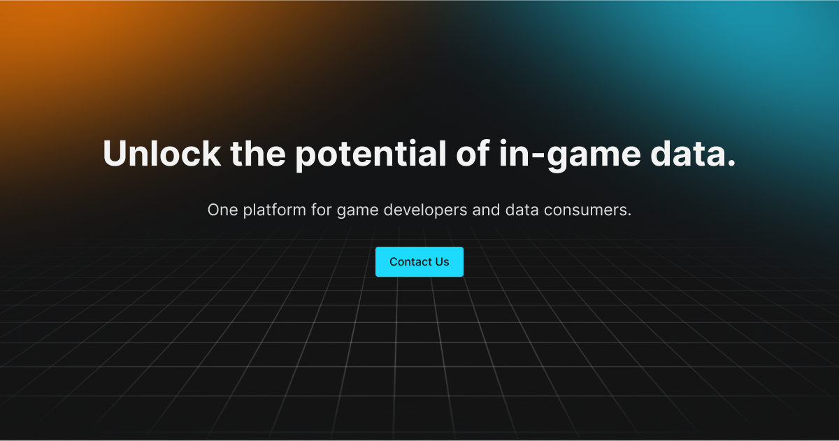 Get on the GRID - unlock the potential of in-game data for everyone.