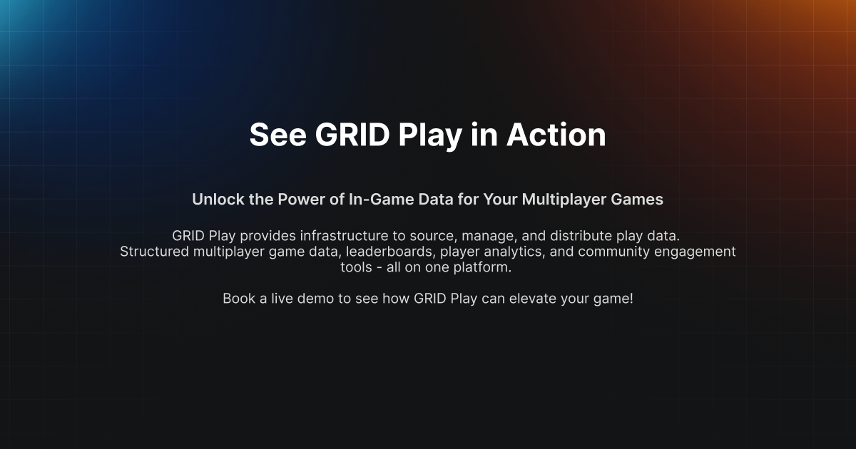 Book a Demo of GRID Play