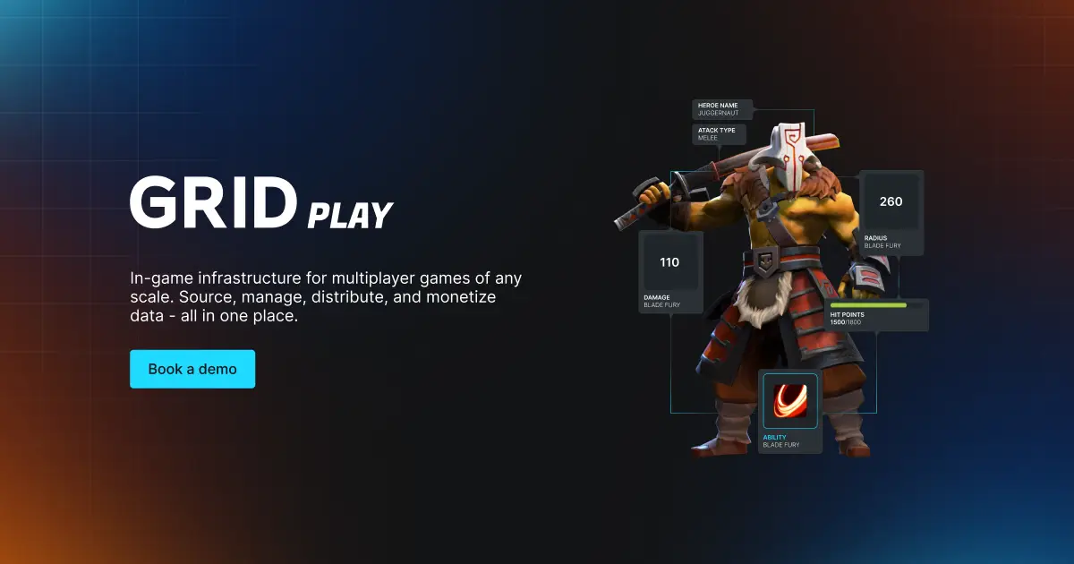 The GRID Data Platform for Game Developers